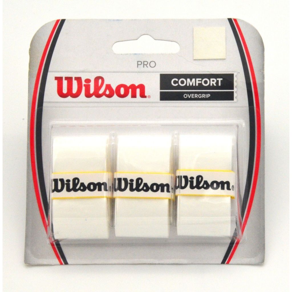 Wilson Pro Overgrip Tennis Squash Badminton (3 Overgrips Per Pack ...