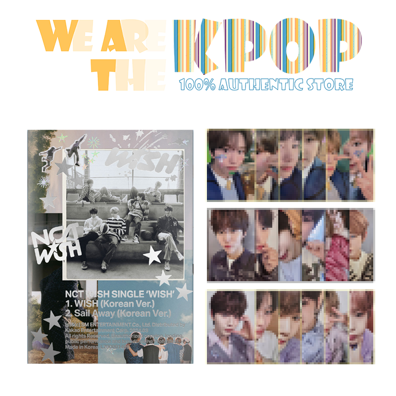 (+Pob Photocard) NCT WISH Debut Single Album [WISH] (Photobook Ver.) | Shopee Malaysia