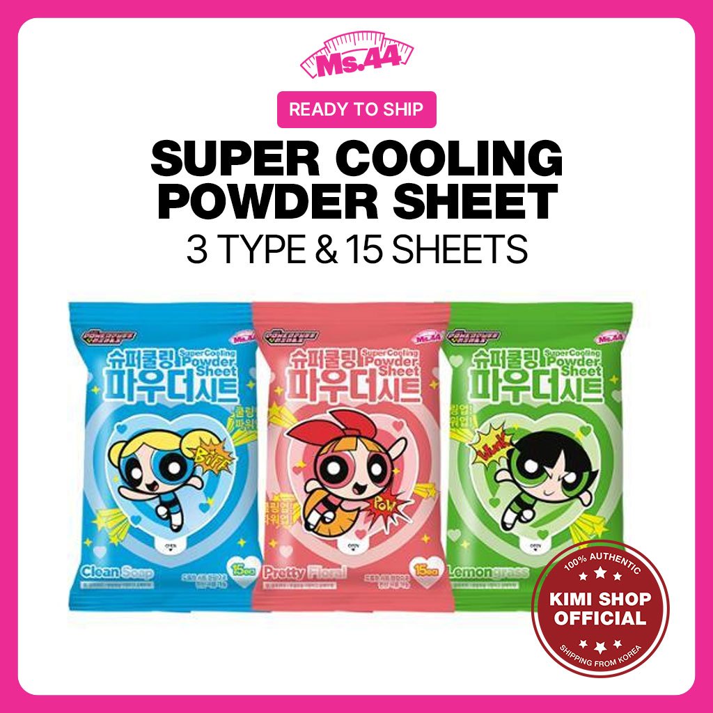[ms44] Super Cooling Powder Deodorants Tissue Sheet 3 Types | Shopee ...