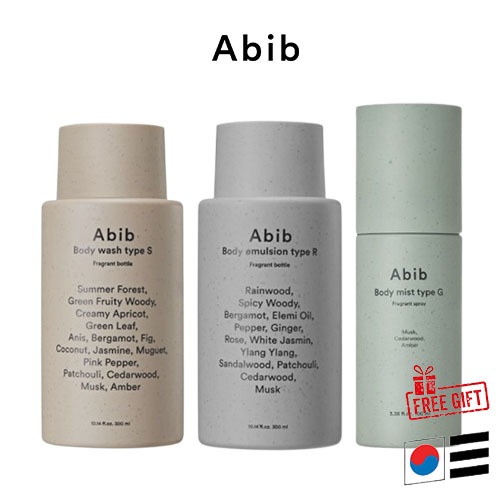 🇰🇷[Abib] Fragrant Bottle Body Wash 300ml, Body Emulsion 300ml, Body ...