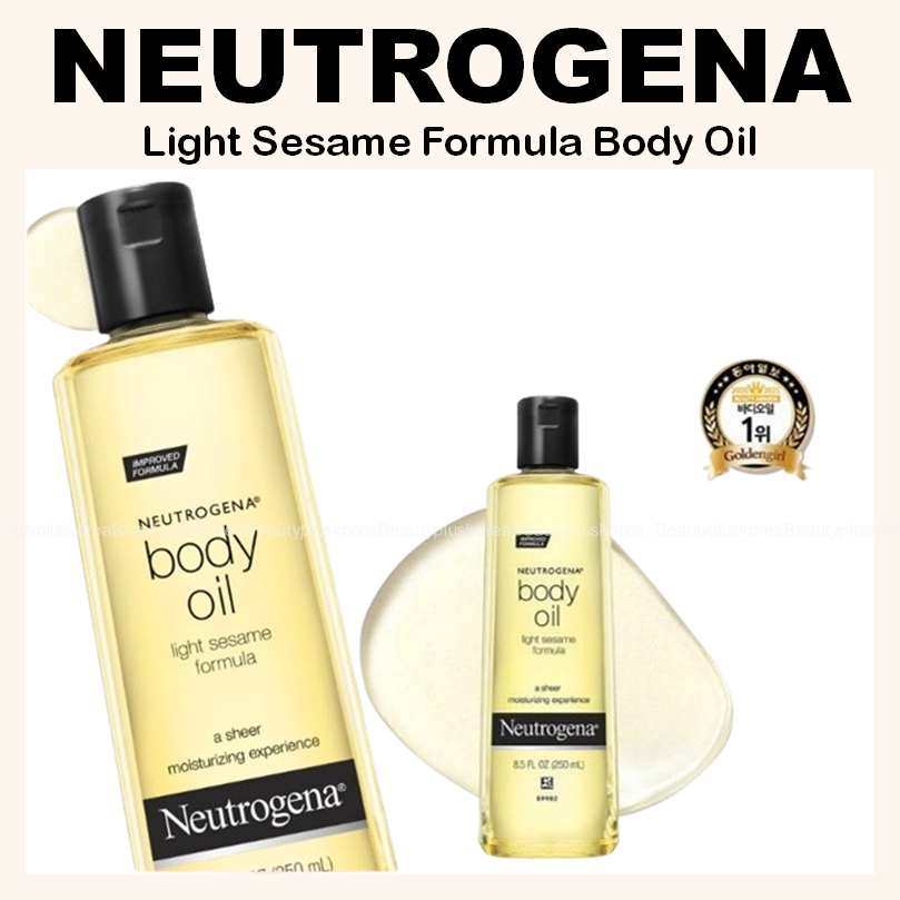 [NEUTROGENA] Neutrogena Light seaseme body oil 250mL | Shopee Malaysia