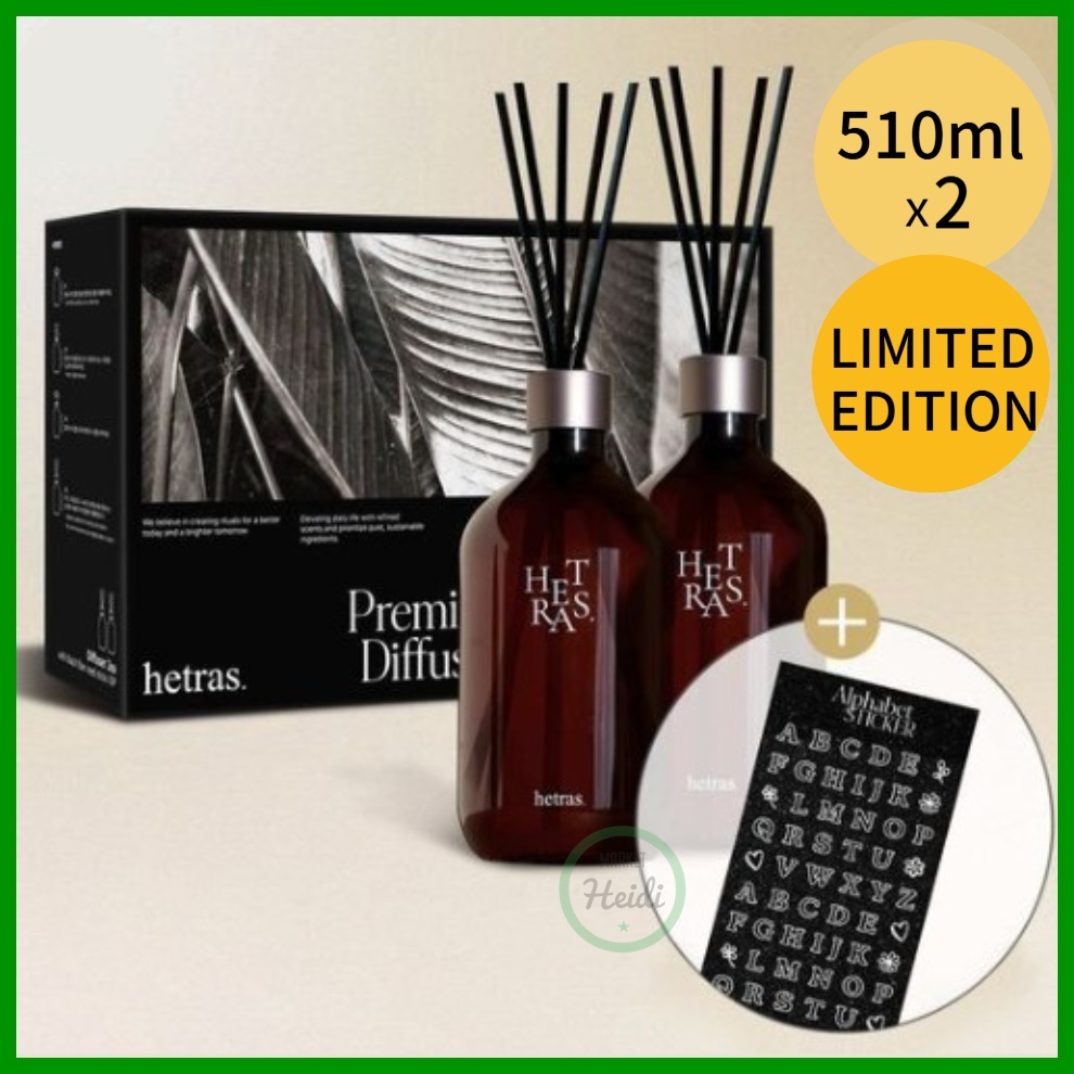 KOREA 🇰🇷 Hetras Premium Diffuser 510ml + 510ml / Fragrance Oil Diffuser ...