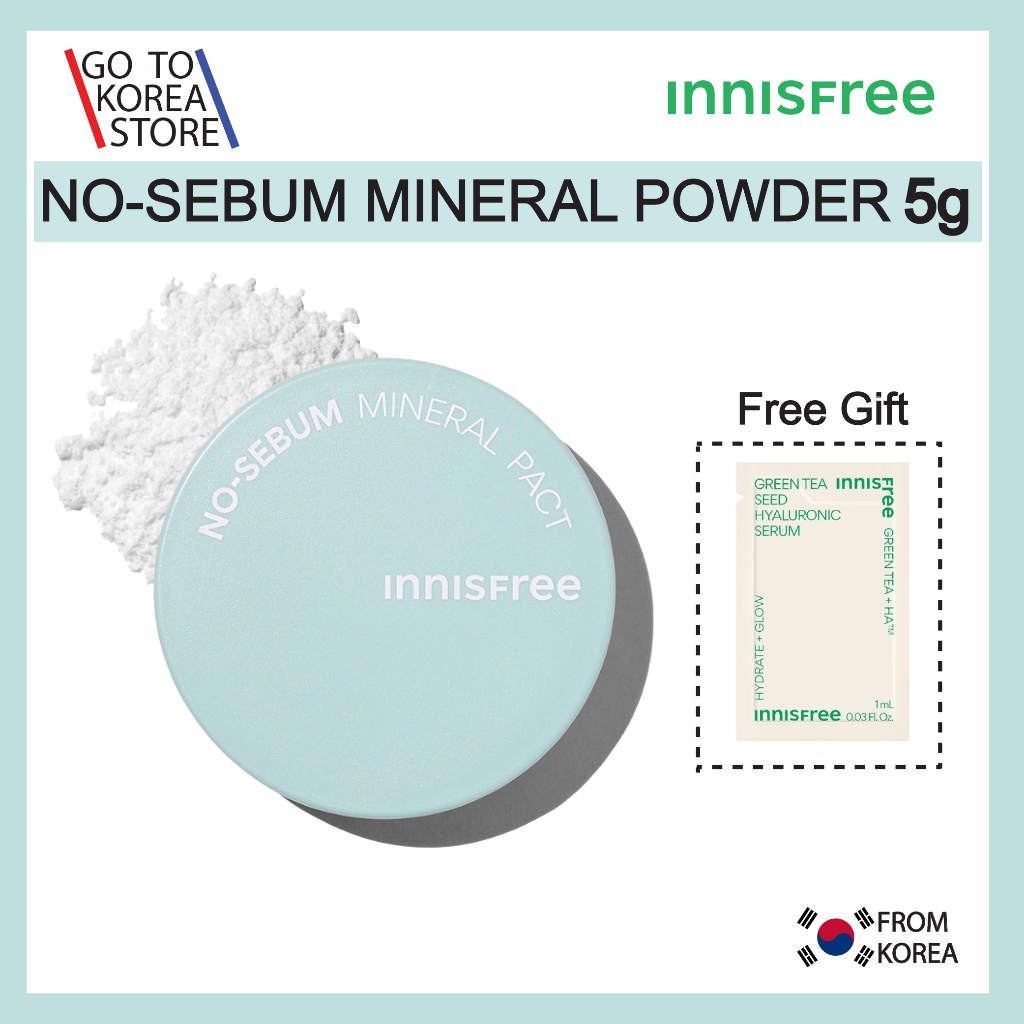 [INNISFREE] NO SEBUM MINERAL POWDER 5g | Shopee Malaysia