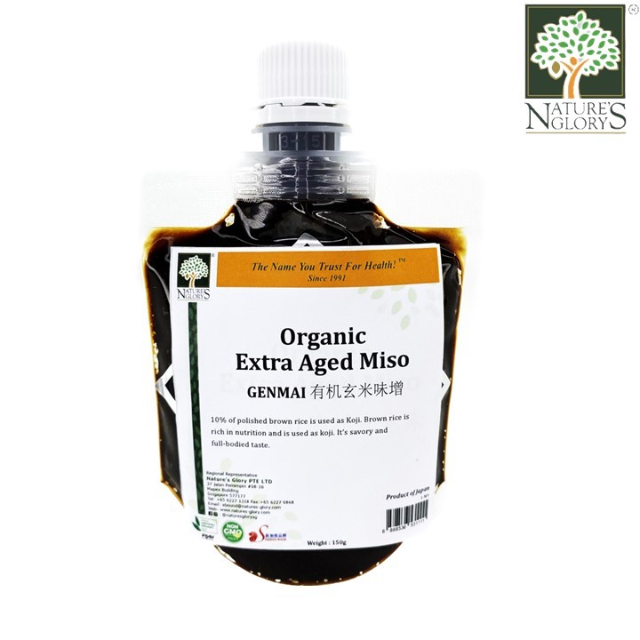 Organic Extra Aged Miso Genmai Nature's Glory 150g | Shopee Malaysia