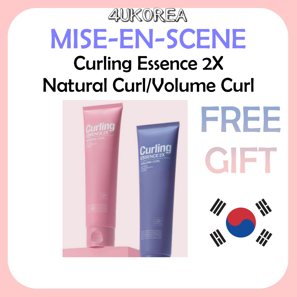 MISE-EN-SCENE Curling Essence 2X Natural Curl/Volume Curl 150mL/K-BEAUTY | Shopee Malaysia