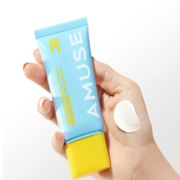 Amuse Dew Moisture 365 Vegan Sunscreen 40ml SPF50+PA++++ | Shopee Malaysia