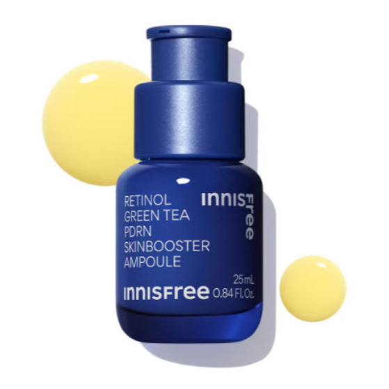 INNISFREE Retinol Green Tea PDRN Ampoule 25ml 1EA Smooth pores Anti ...