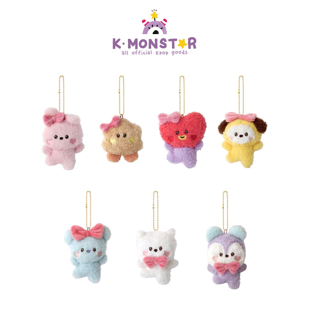 BT21 minini PLUSH KEYRING LOVELY | Shopee Malaysia