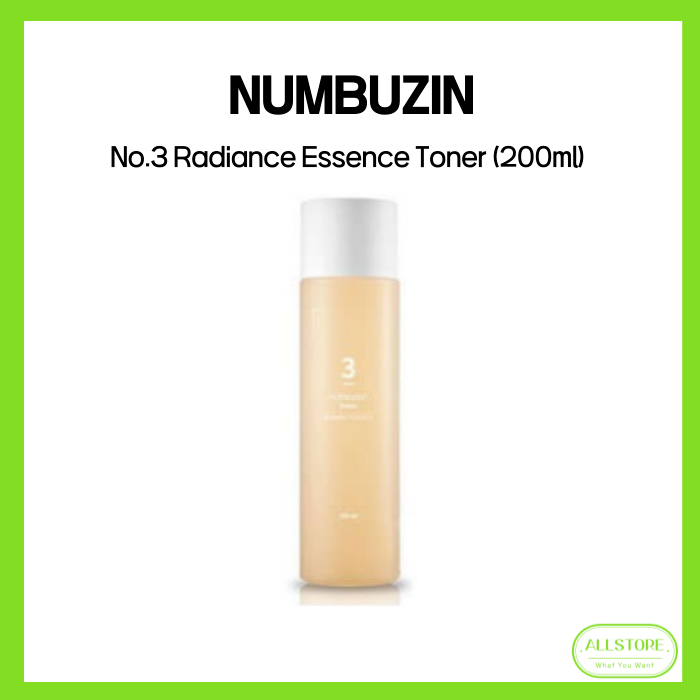 [Numbuzin] No.3 Radiance Essence Toner (200ml) | Shopee Malaysia