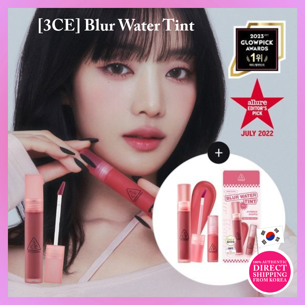 [3CE] Blur Water Tint | Lightweight & Blurring Lip Tint | SHIPPING FROM ...