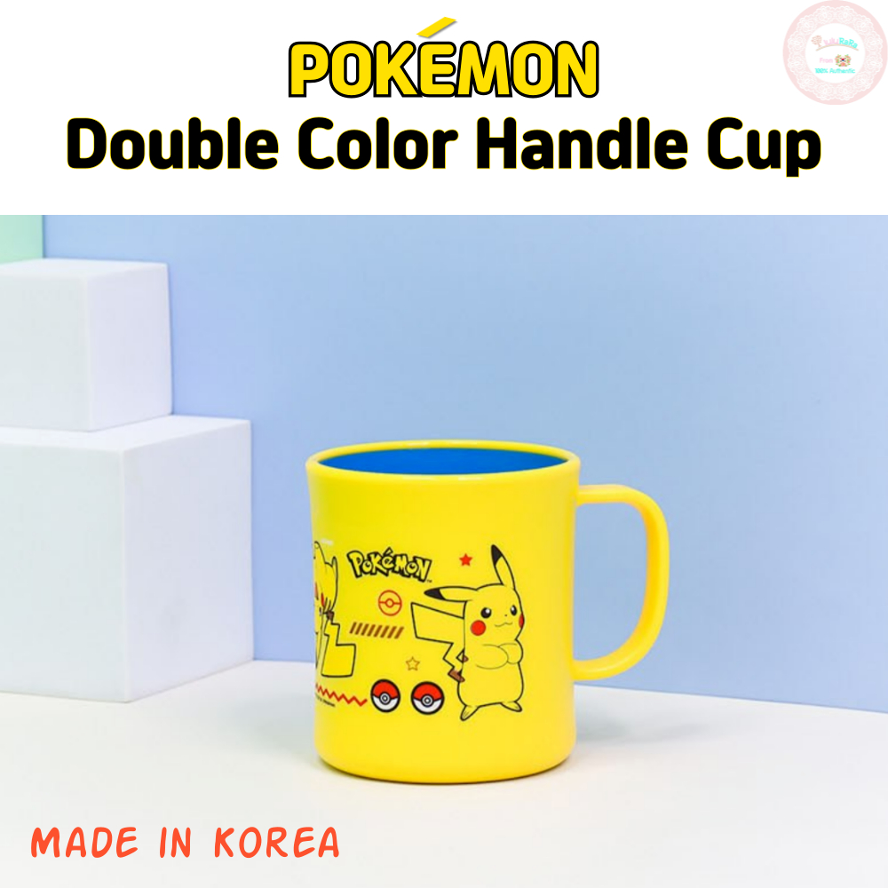 Pokémon Cup Double Color Handle Cup Made in Korea Pokemon Cup Pikachu ...