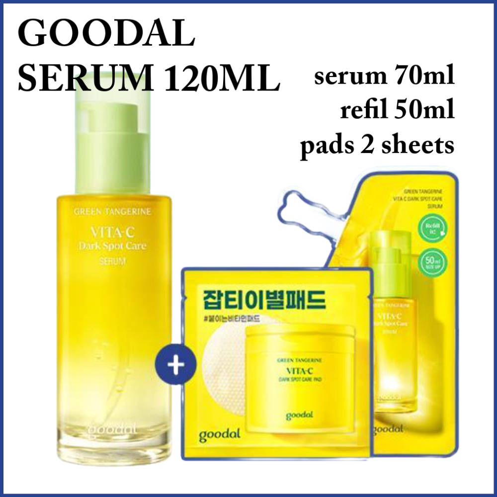 [GOODAL] Green Tangerine Vita C Dark Spot Serum Special Set 120ML(70ml ...