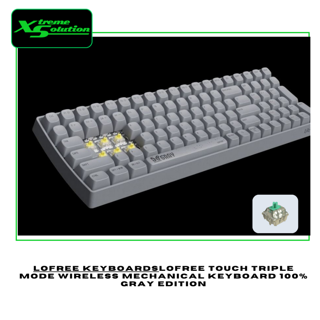 LOFREE KEYBOARDS LOFREE TOUCH TRIPLE MODE WIRELESS MECHANICAL KEYBOARD ...
