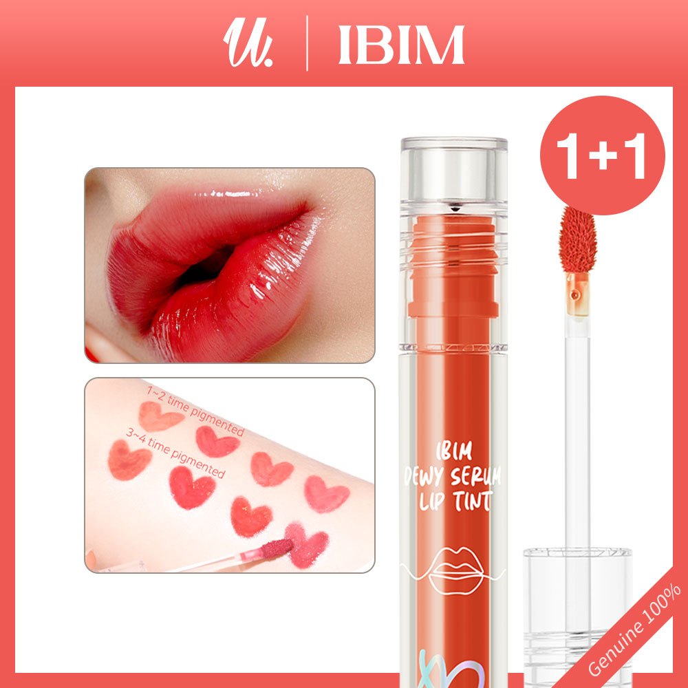 [IBIM] Dewy Serum Lip Tint 4.5g (1+1) | Shopee Malaysia
