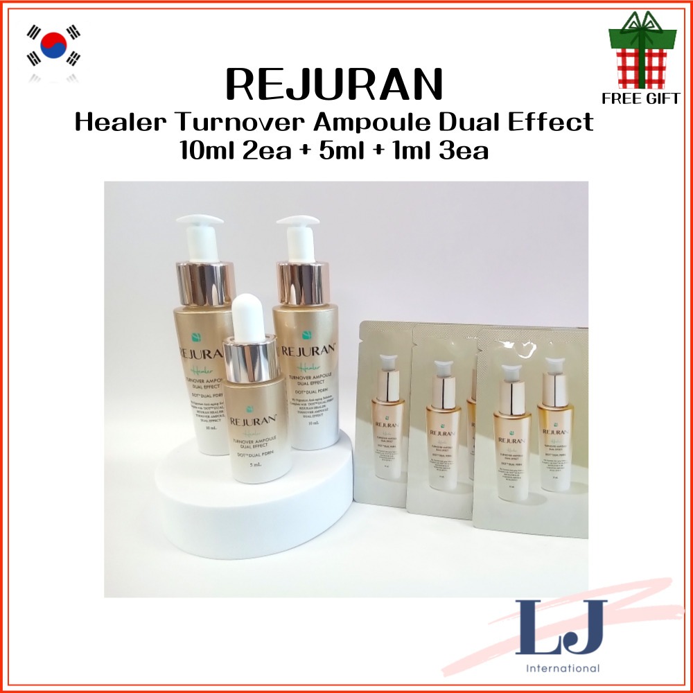 REJURAN Healer Turnover Ampoule Dual Effect 28ml (10ml 2ea + 5ml + 1ml 3ea) | Shopee Malaysia