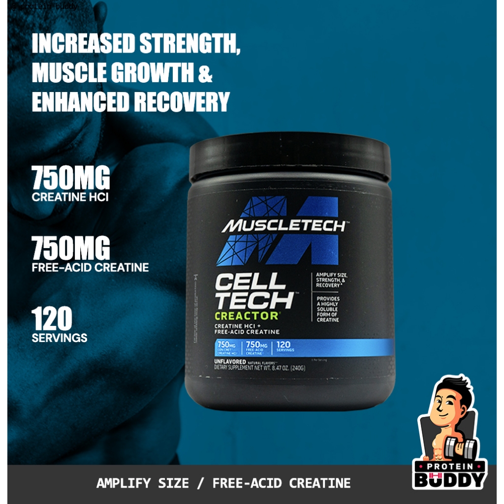 Creatine Powder / MuscleTech Cell-Tech Creactor / Creatine / Muscle ...