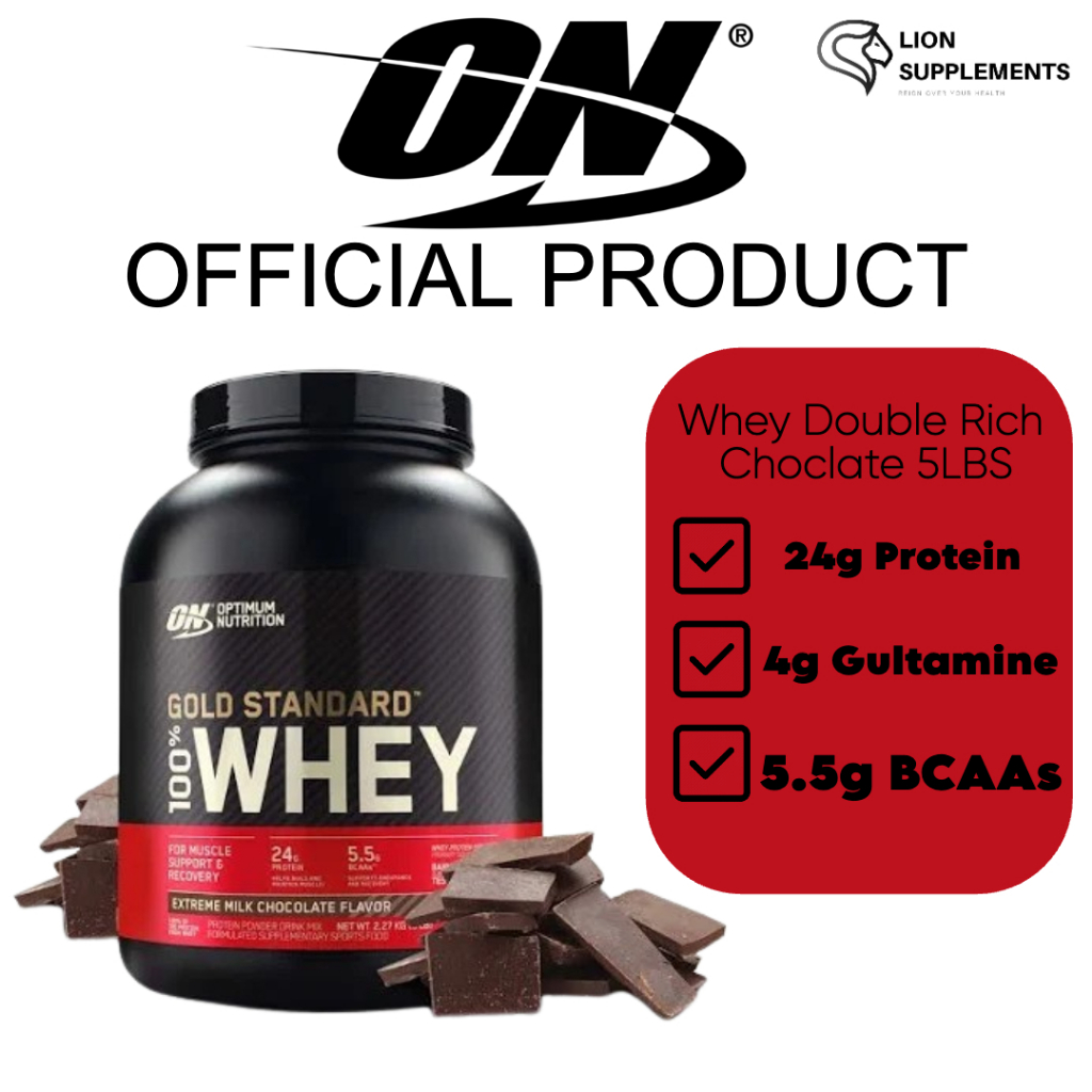 Optimum Nutrition, Gold Standard, 100% Whey Protein Powder 5 lbs (2.27 kg) | Shopee Malaysia