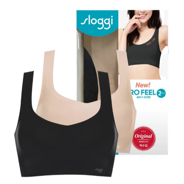 Sloggi Zero Feel Bra Top (2-Pack) European Heritage Lingerie Wireless ...