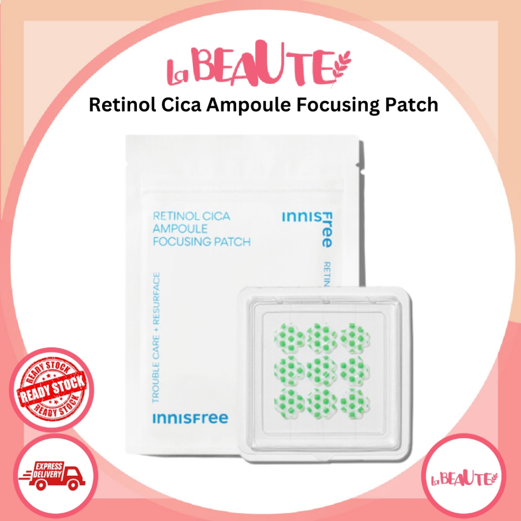 Innisfree Retinol Cica Ampoule Focusing Patch | Shopee Malaysia