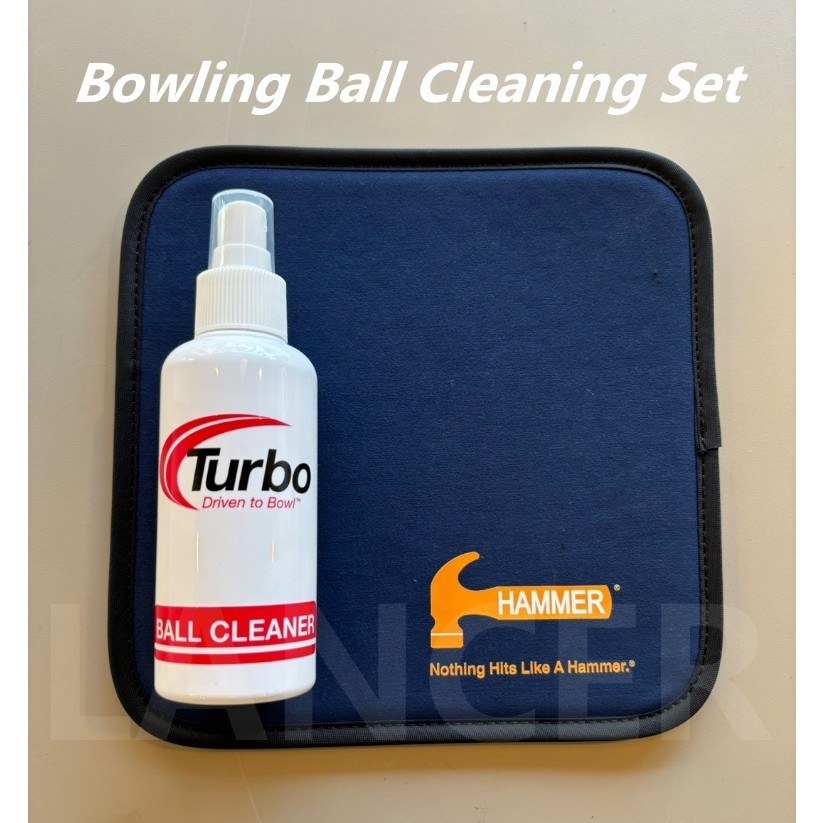 Bowling Ball Cleaning Set / Turbo Cleaner + Hammer Ball Towel (Random ...