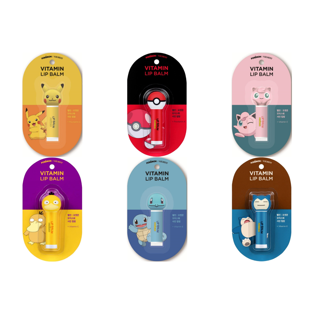 [ON:THE BODY] Veilment Pokémon Moisture Shine Lip Balm 4.5g / Pikachu ...
