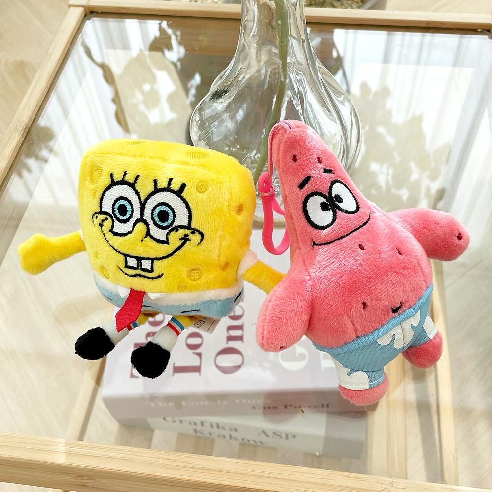 Square Pants SpongeBob Blue Version Bag Ring 13 cm - SpongeBob Patrick ...