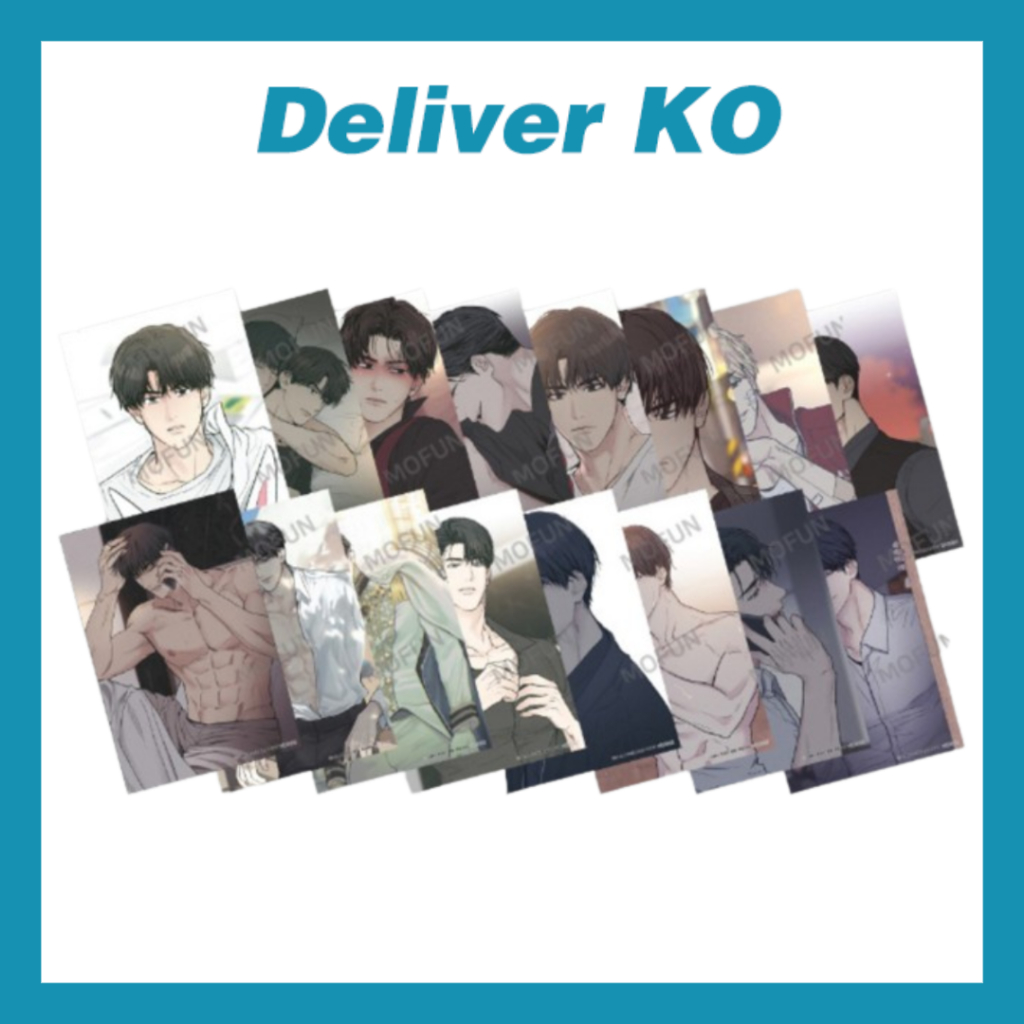 [Official Merch] lezhin webtoon postcard Full set | Shopee Malaysia
