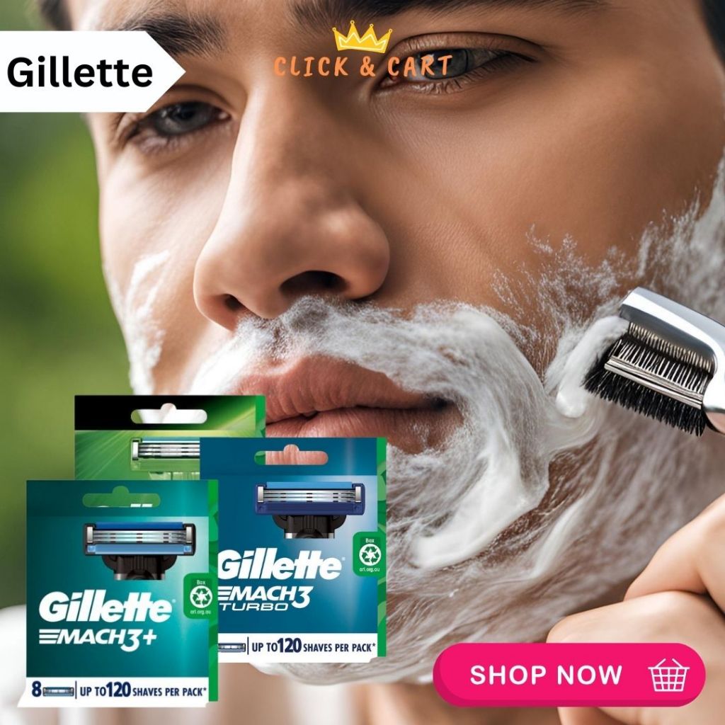 Gillette Mach3+ / Sensitive / Turbo 3D/ Replacement Cartridges Refill ...