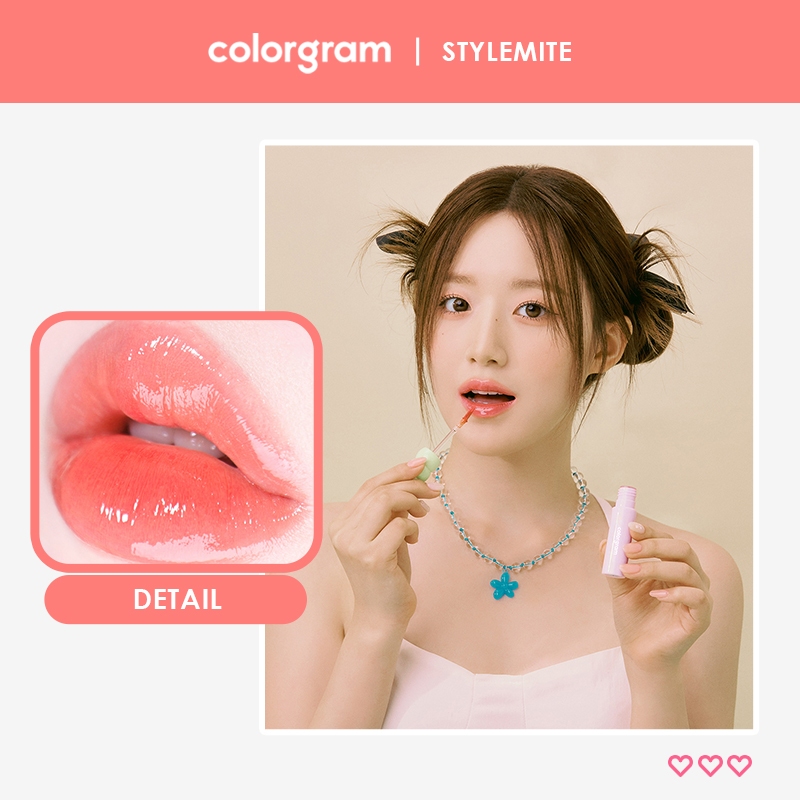 [STYLEMITE OFFICIAL][NEW] COLORGRAM Fruity Glass Tint 01 Flashing Appicot (3g) | Shopee Malaysia
