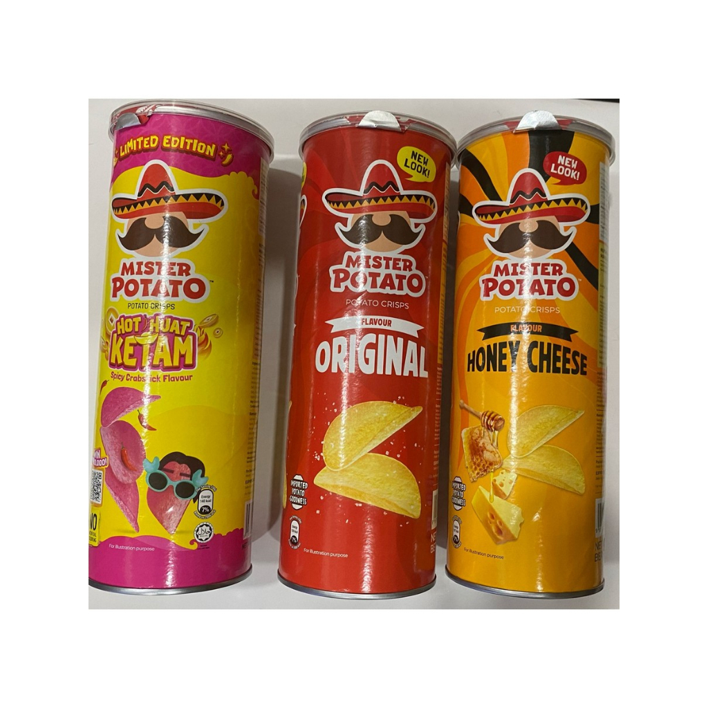 Mister Potato Crispy - Spicy Crabstick (Limited Edition) Honey Cheese ...