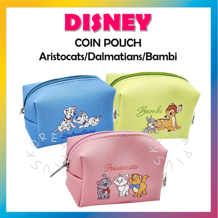 [Disney] COIN POUCH Disney Aristocats/Dalmatians/Bambi Marie 1042229 ...