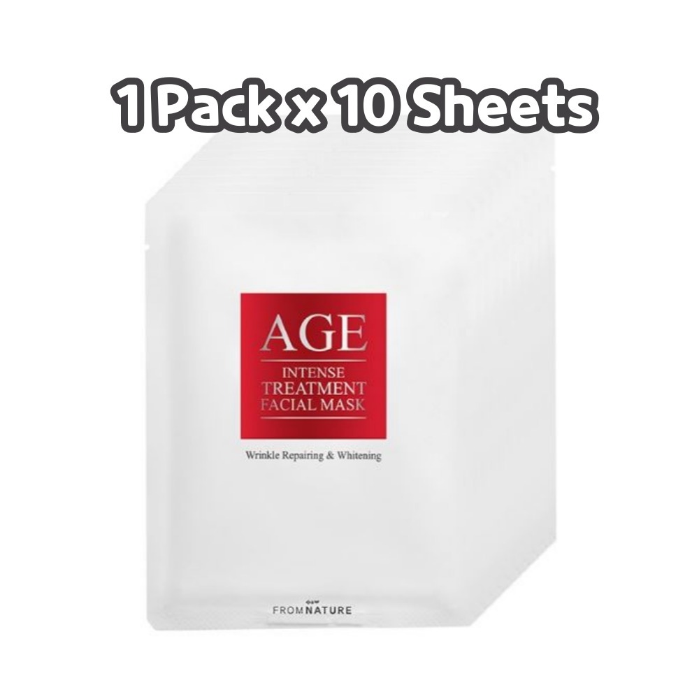 [1 Pack x 10 Sheets] From Nature AGE Galactomyces Niacinamide Facial ...