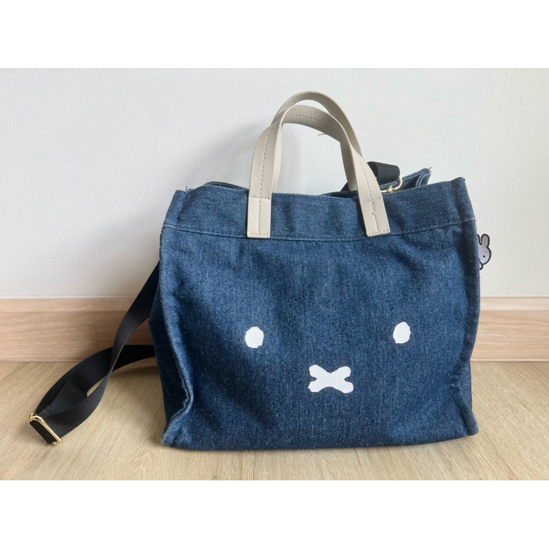 Miffy Hapitas 2Way Denim Tote Bag with Sling from Miffy Style Japan ...