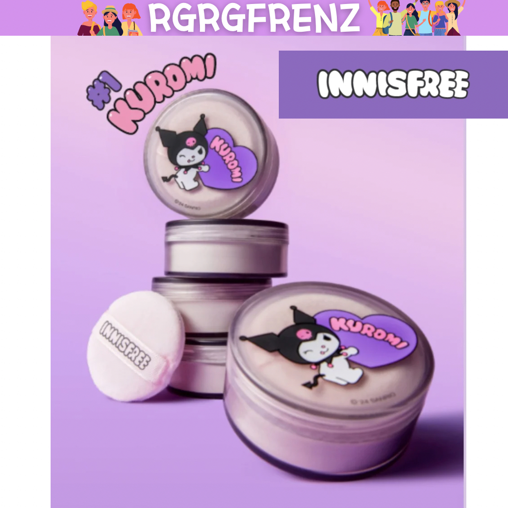 Innisfree X Kuromi_No Sebum Powder 5g | Shopee Malaysia