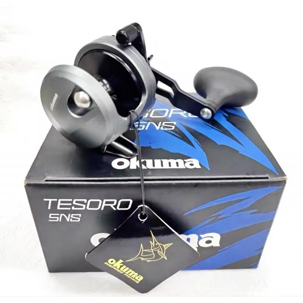 OKUMA TESORO 5NS Saltwater Fishing Reel For Trolling, Jigging and ...