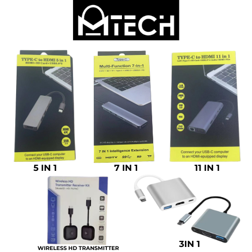 MTech Ultimate USB-C Multiport Hub 4K HDMI Ethernet Card Reader ...