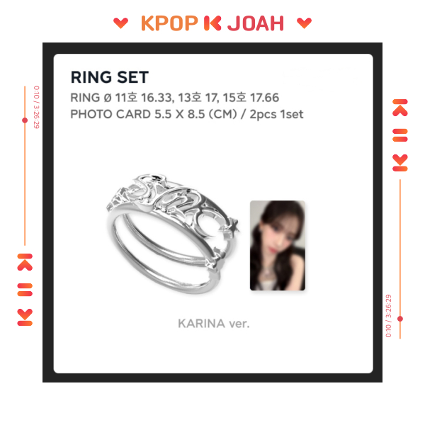 (RING SET) aespa [SYNK : PARALLEL LINE] ENCORE OFFICIAL MD (May.2025 ...