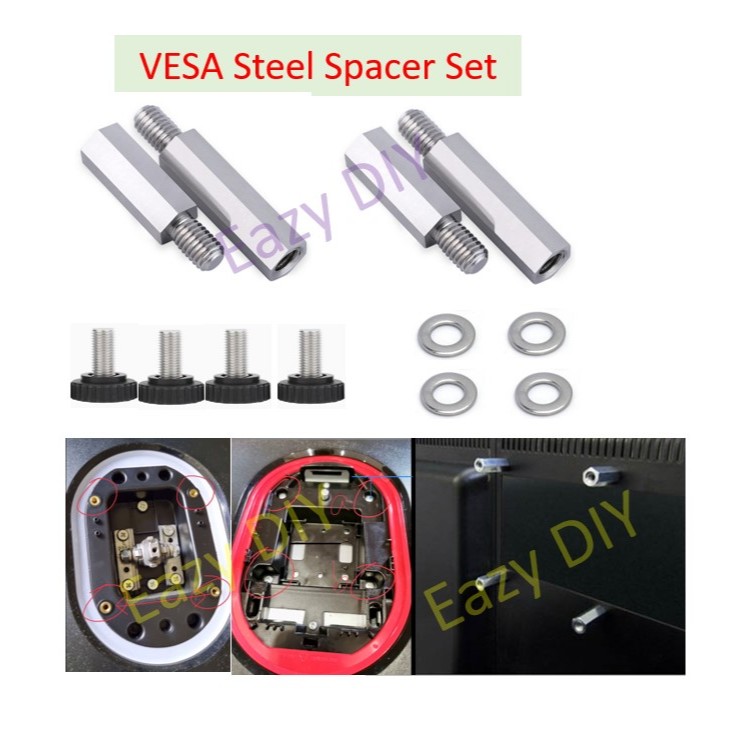 Steel VESA Spacer and Screw Set For Monitor Arm Mounting | Shopee Malaysia