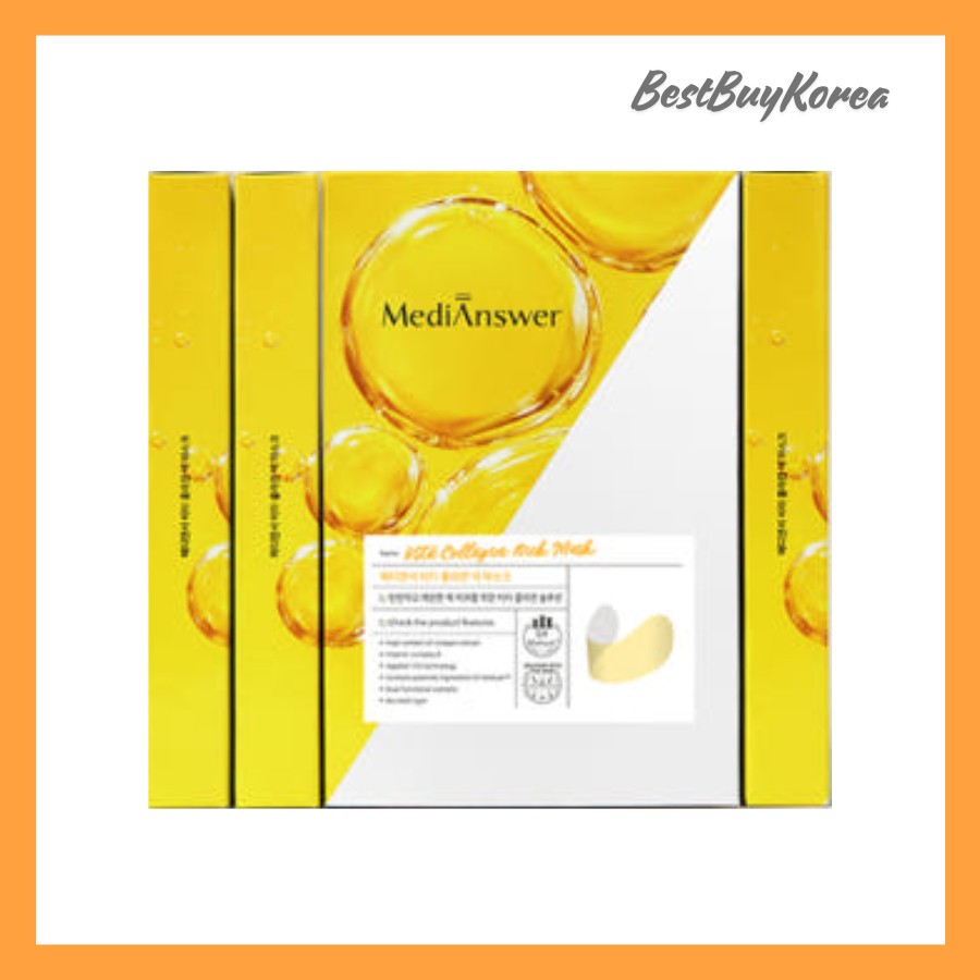 MediAnswer Vita Collagen Neck Mask 15g(5 sheets) | Shopee Malaysia