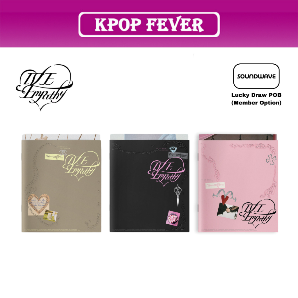 IVE - [ IVE EMPATHY ] 3rd EP ALBUM + SOUNDWAVE LUCKY DRAW POB | Shopee Malaysia