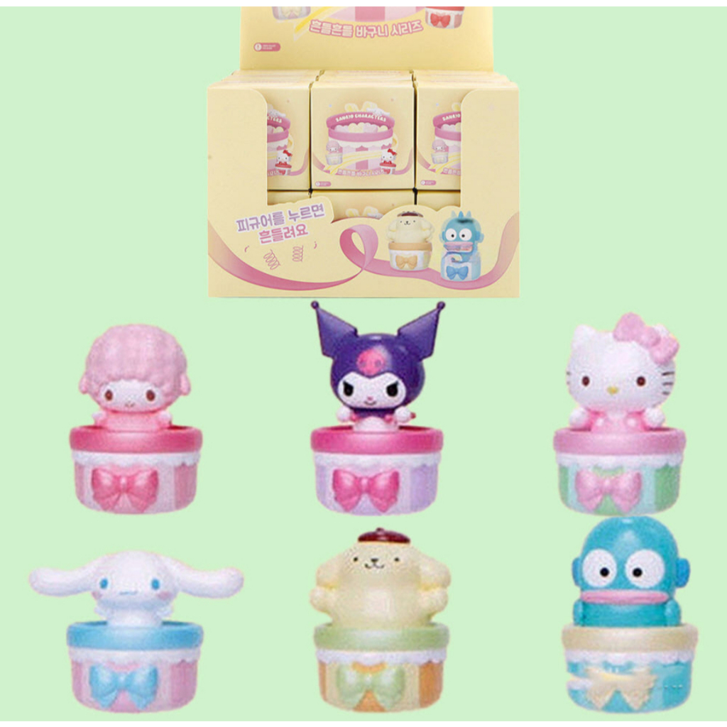 [Sanrio] Blind Box Random 1 Monitor Figures Rocking basket Random box ...