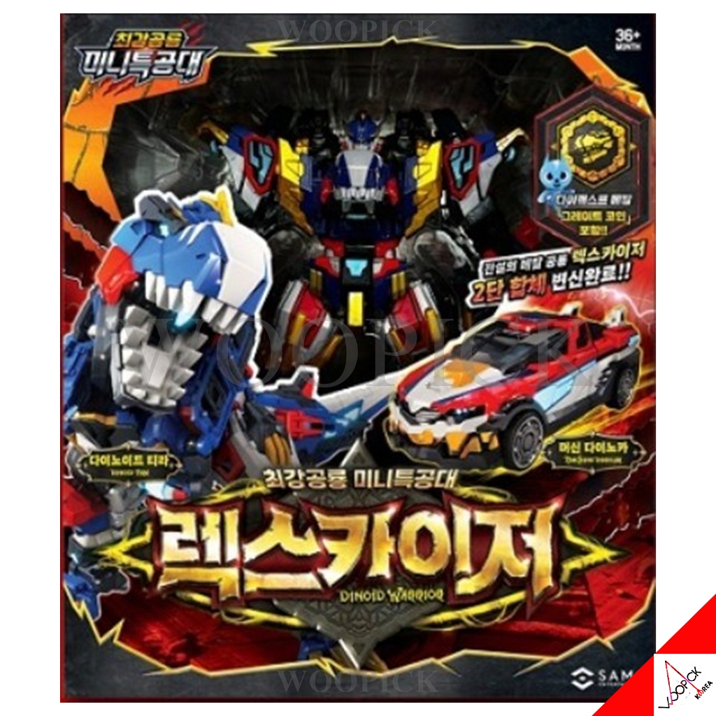 Miniforce Dinoid Warrior REX KAISER Transformer Robot Body Toy ...