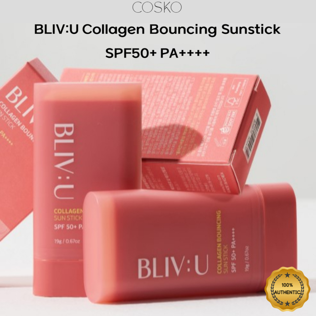 [BLIV:U] Collagen Bouncing Sunstick SPF50+ PA++++ | Shopee Malaysia