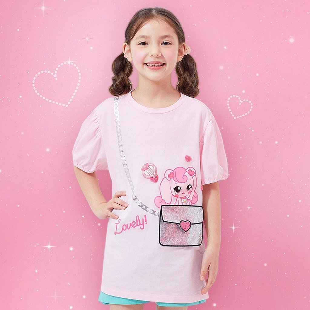 [Catch teenieping] Heartkeeping Glitterback T-shirt_From korea | Shopee ...