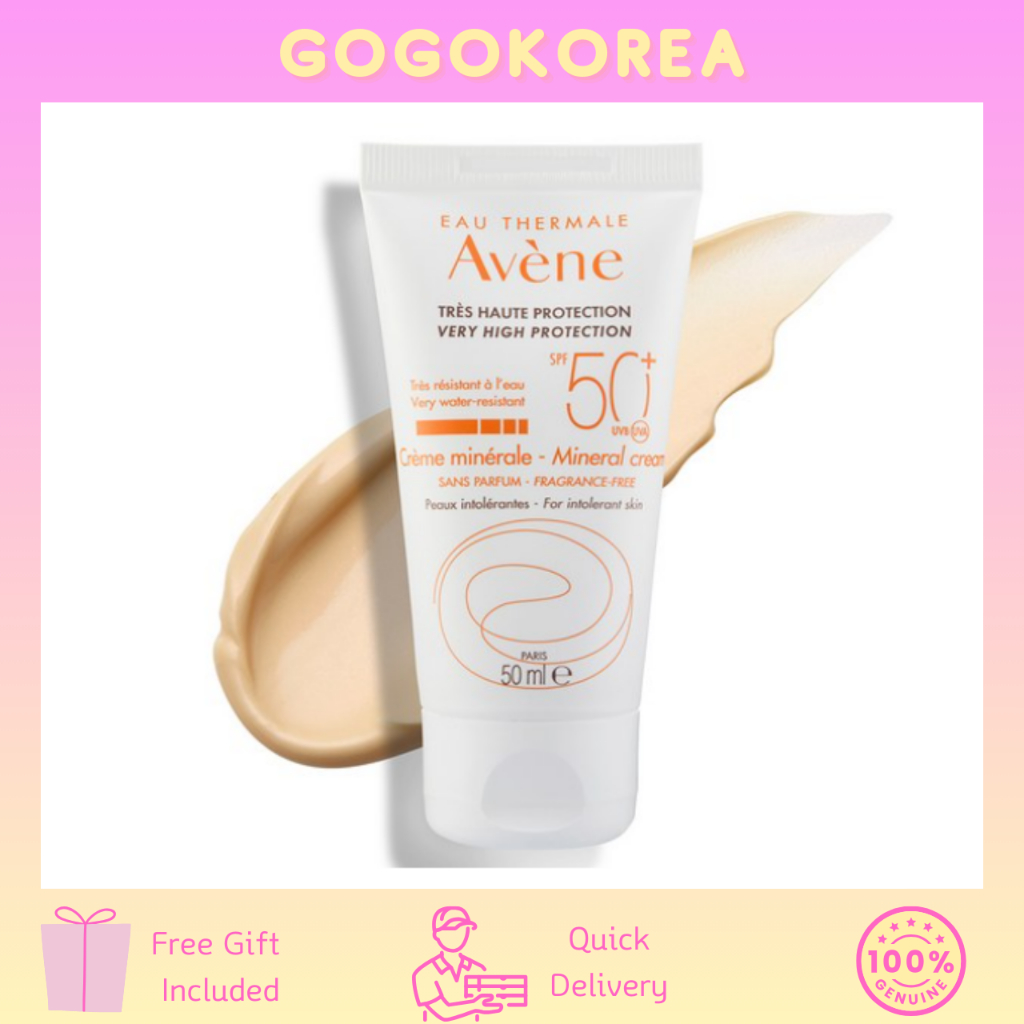 [Avene] Sun Care Very High Protection Mineral Cream SPF50+ PA++++ 50ml ...