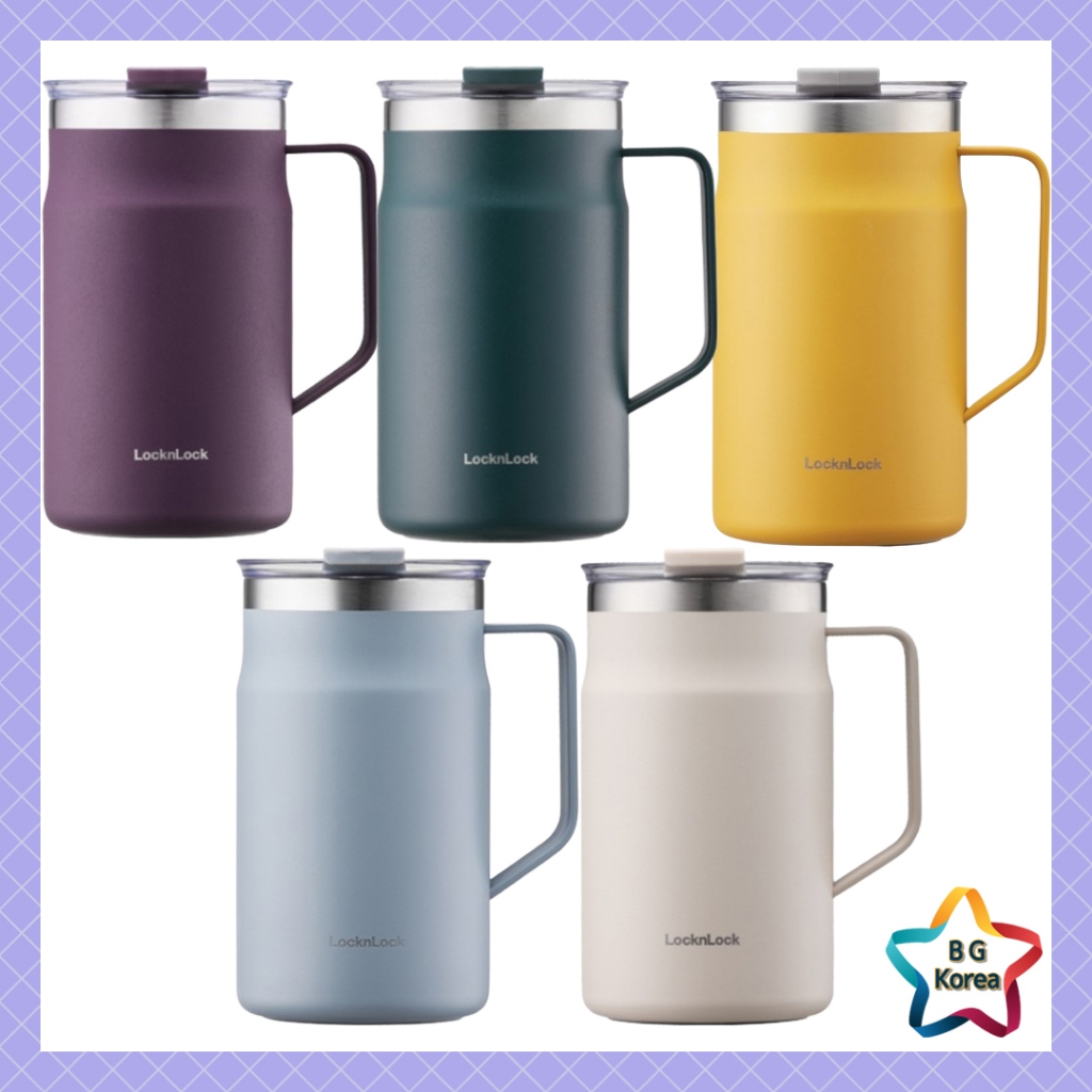 LocknLock Metro Mug Tumbler 600ml - Double Wall, Vacuum Insulated ...