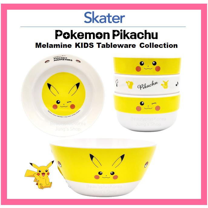 [SKATER] Pokemon Pikachu Melamine KIDS Tableware Collection MBL3P ...