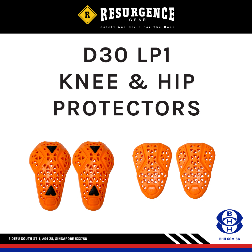D3O Motorcycle Knee and Hip Impact Armour Protectors Klim Icon Furygan ...
