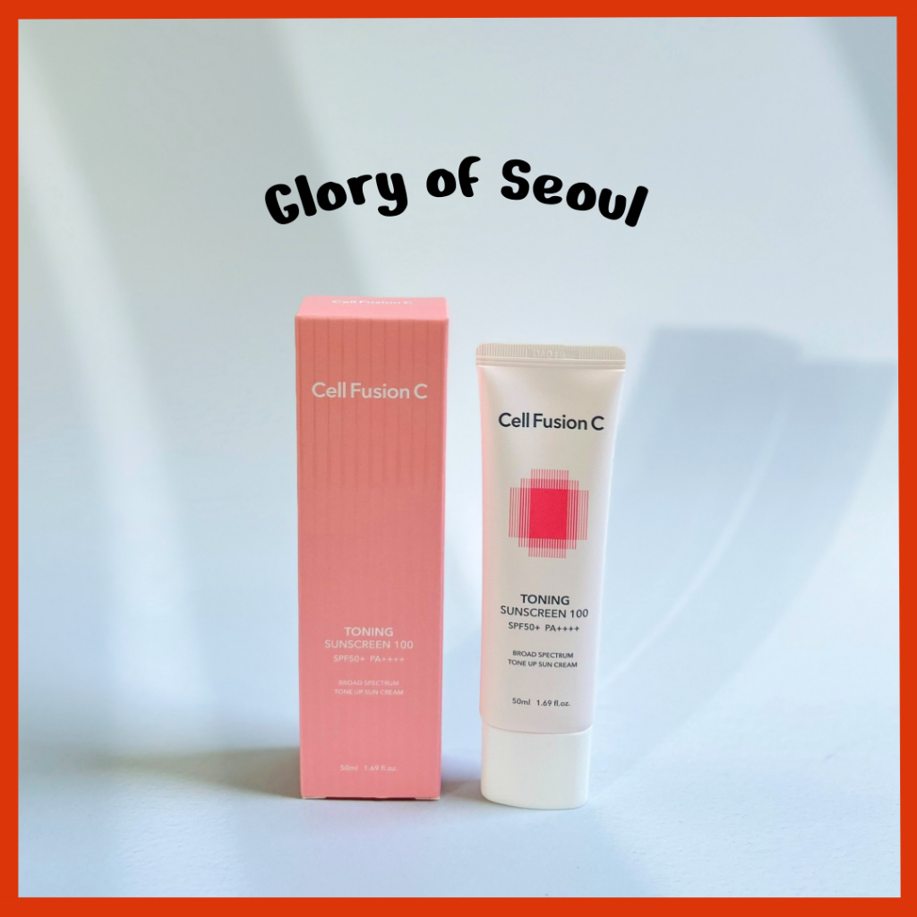 [Cell Fusion C] Toning Sunscreen SPF 50+ / PA++++ 50ml | Shopee Malaysia
