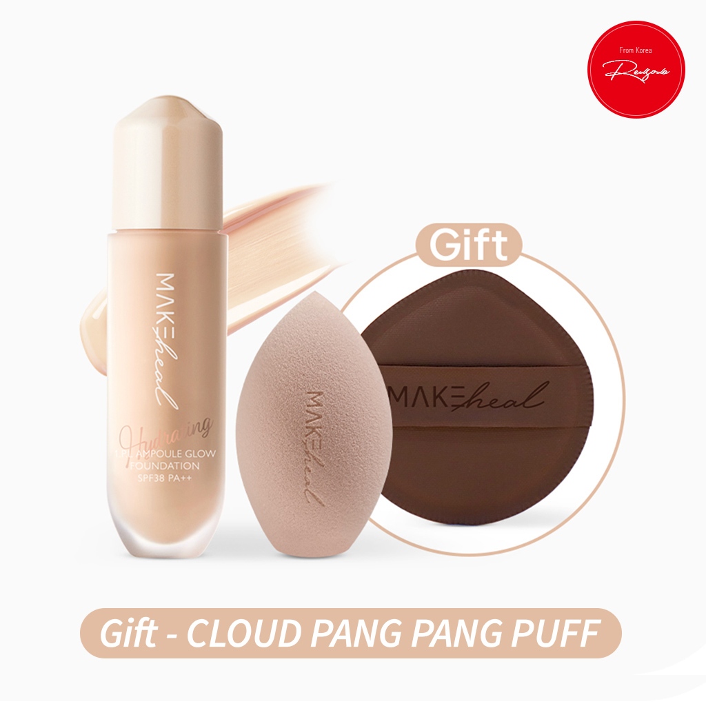 Makeheal - 1.P.L Ampoule Glow Foundation 28g / Wrinkle Improvement, UV Protection (SPF38 / PA++ ...